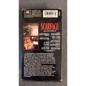 MCA Universal | Media | Scarface Vhs 983 1986 Release 2 Tape Cassette ...